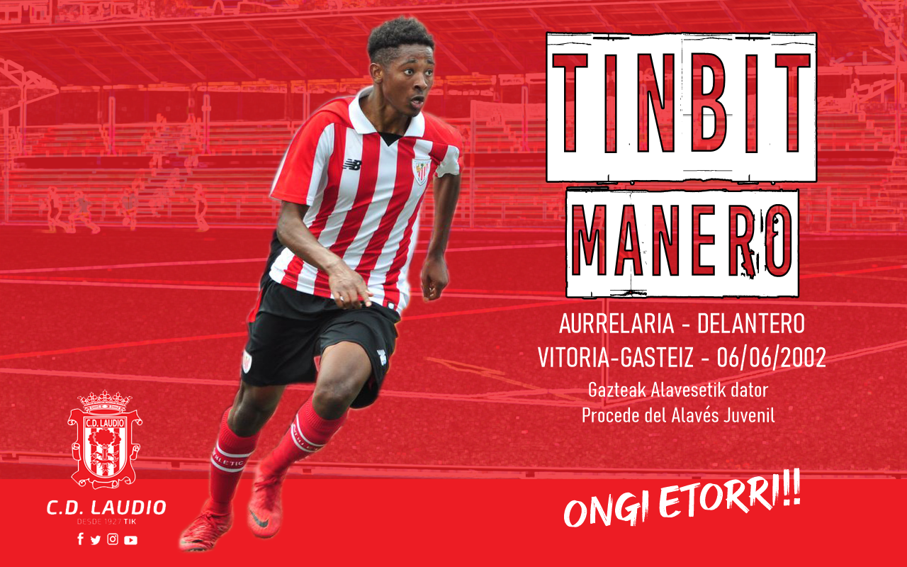 Tinbit Manero refuerza al CD Laudio - Club Deportivo Laudio